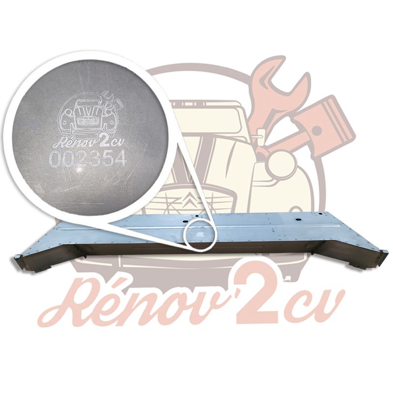 Caisson sous banquette arrière 2CV4 et 2CV6 assemblé