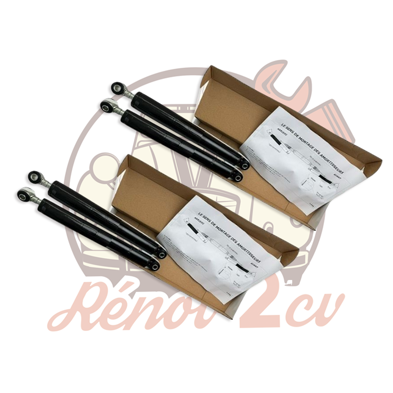 4 amortisseurs gaz Ami 6 Ami 8 axe 12/14 mm