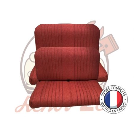 Banquettes 2CV Rouge diamanté
