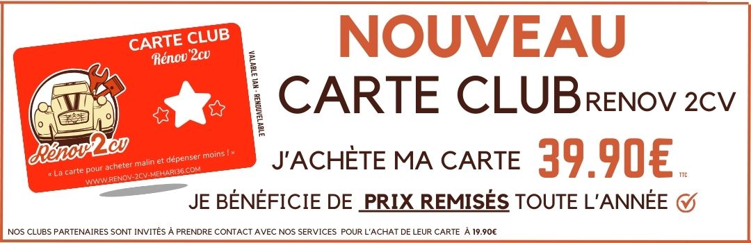 Vente pièces détachées de 2cv