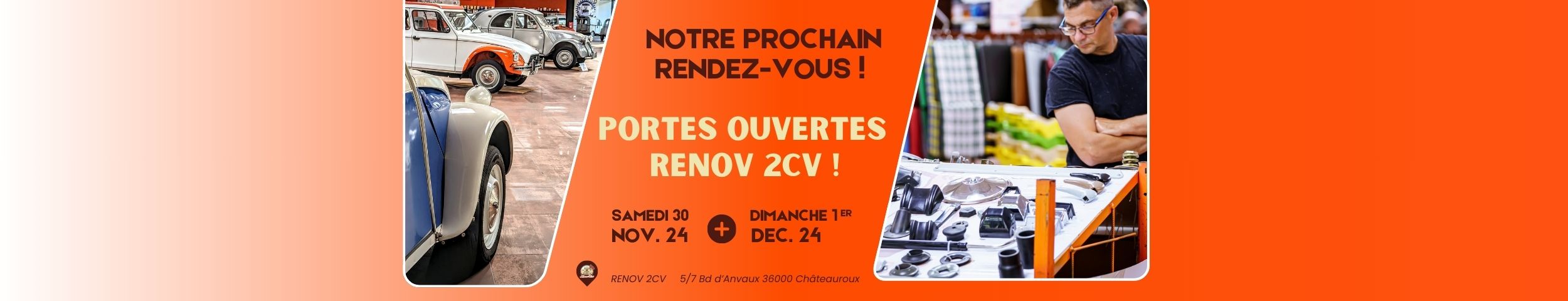Vente pièces détachées de 2cv